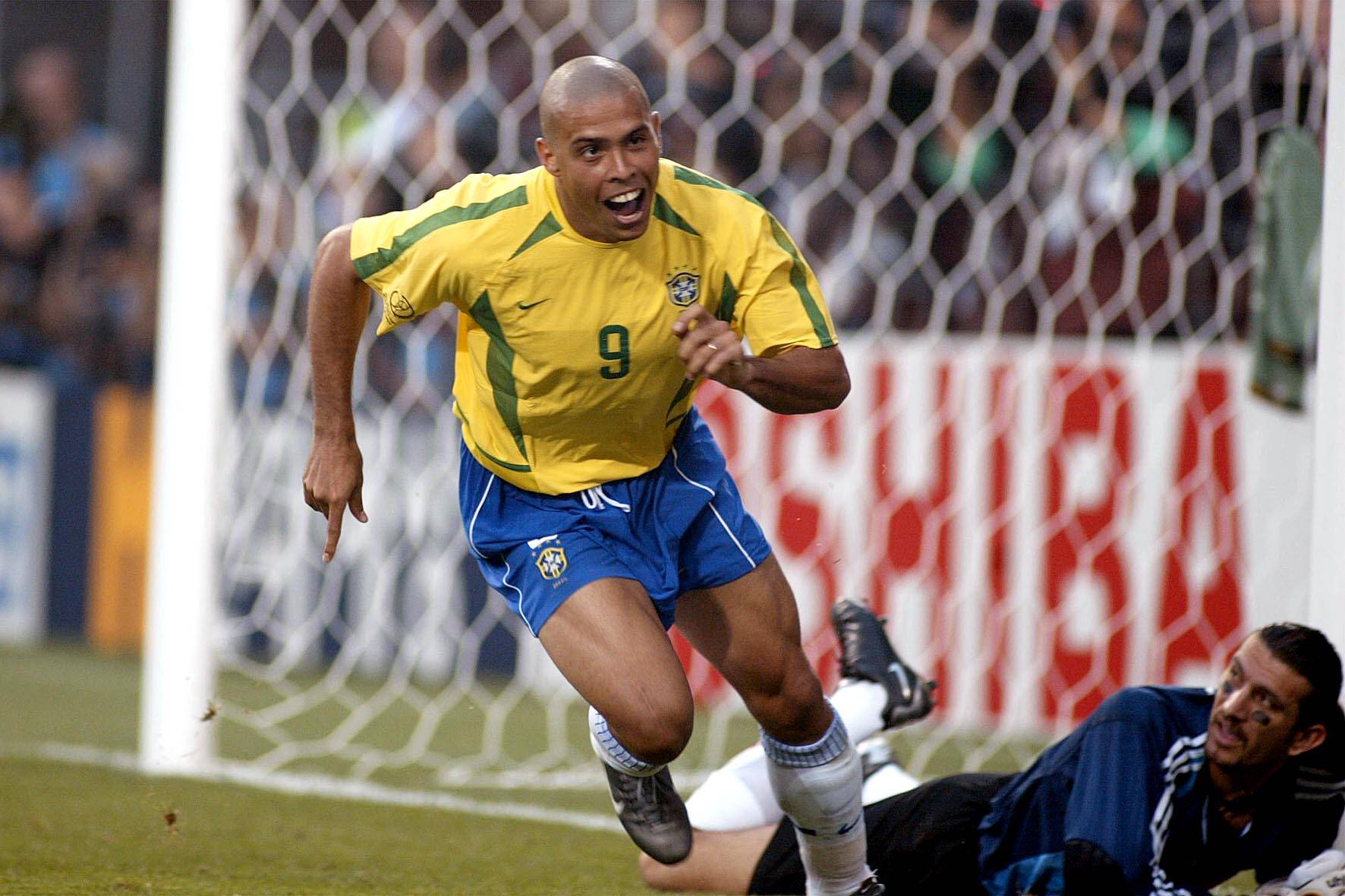 Ronaldo Nazário en los Mundiales: 15 goles en 3 ediciones activas ...